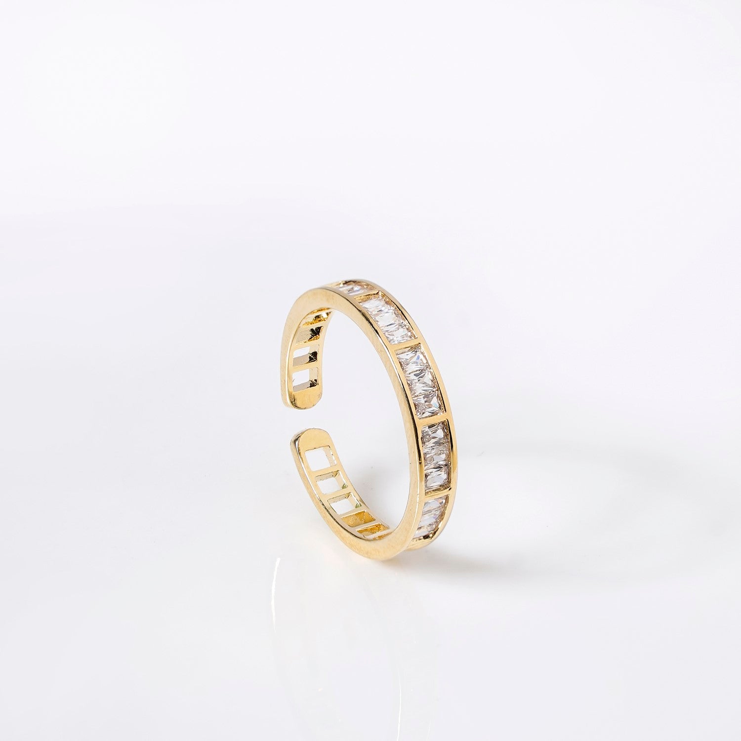 Ring Online - Premium Gilded Glow Gold Luxe Ring | Nestasia
