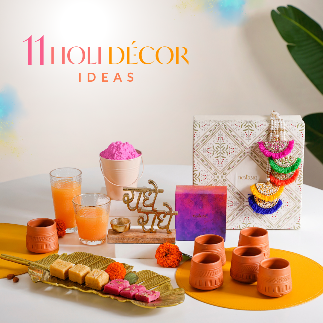 11+ Holi Decor Ideas To Brighten Up Your Space | Nestasia