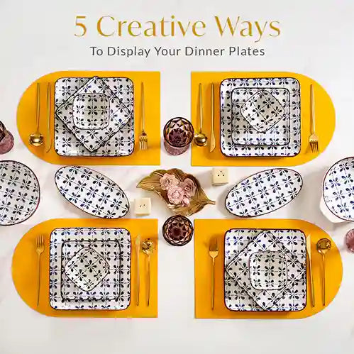 Organising the Table: 5 Creative Ways to Display Your Dinner Plates ...