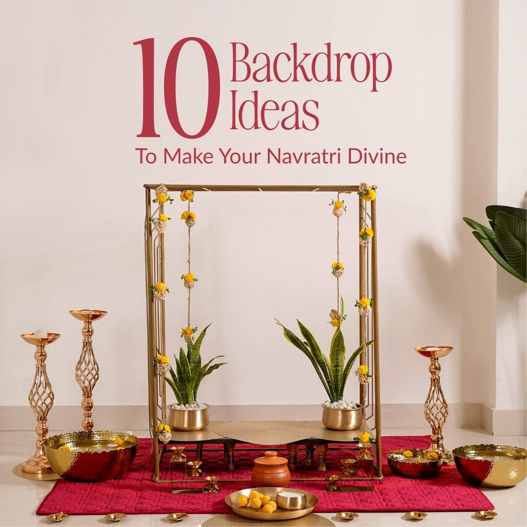 10 Ways To Style Your Navratri Puja Background At Home | Nestasia
