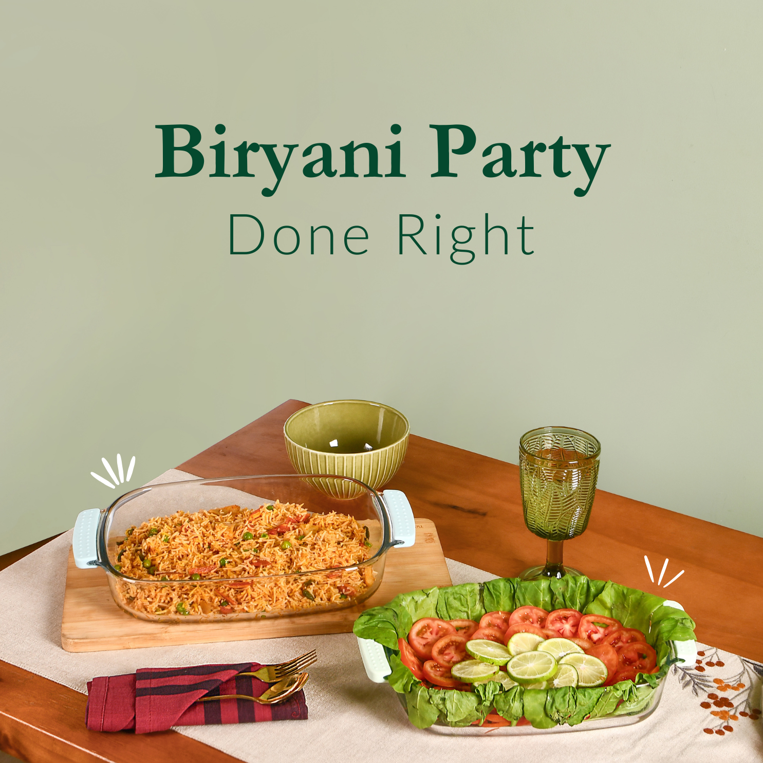 Your One-Stop Guide To Hosting The Perfect Biryani Dinner Party | Nestasia