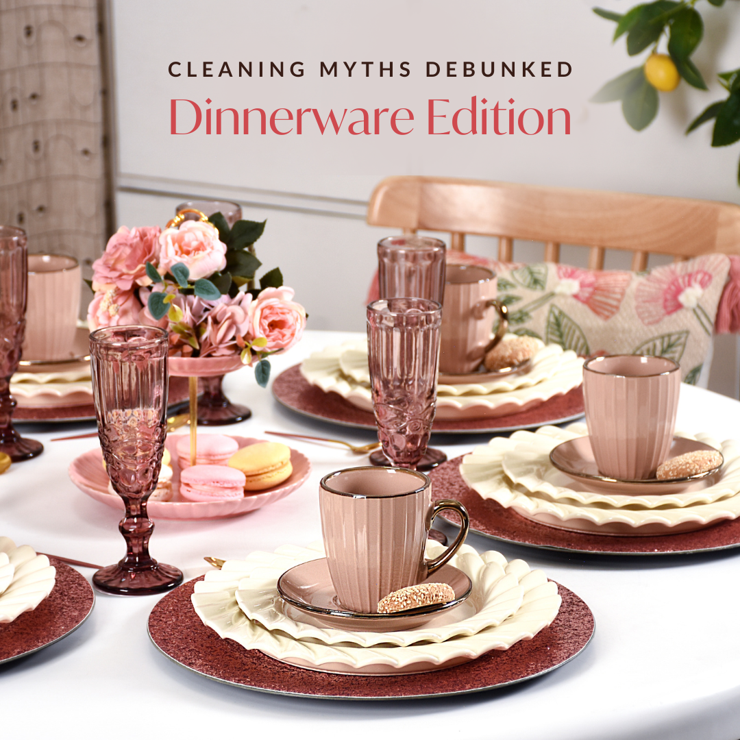 7 Myths Debunked About Dishwashing Fine Dinnerware | Nestasia