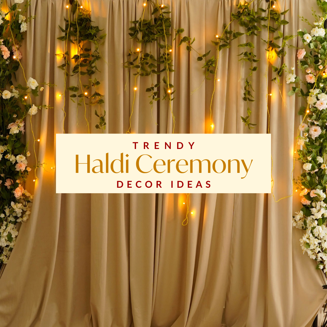 Trendy Haldi Ceremony Decoration Ideas | Nestasia