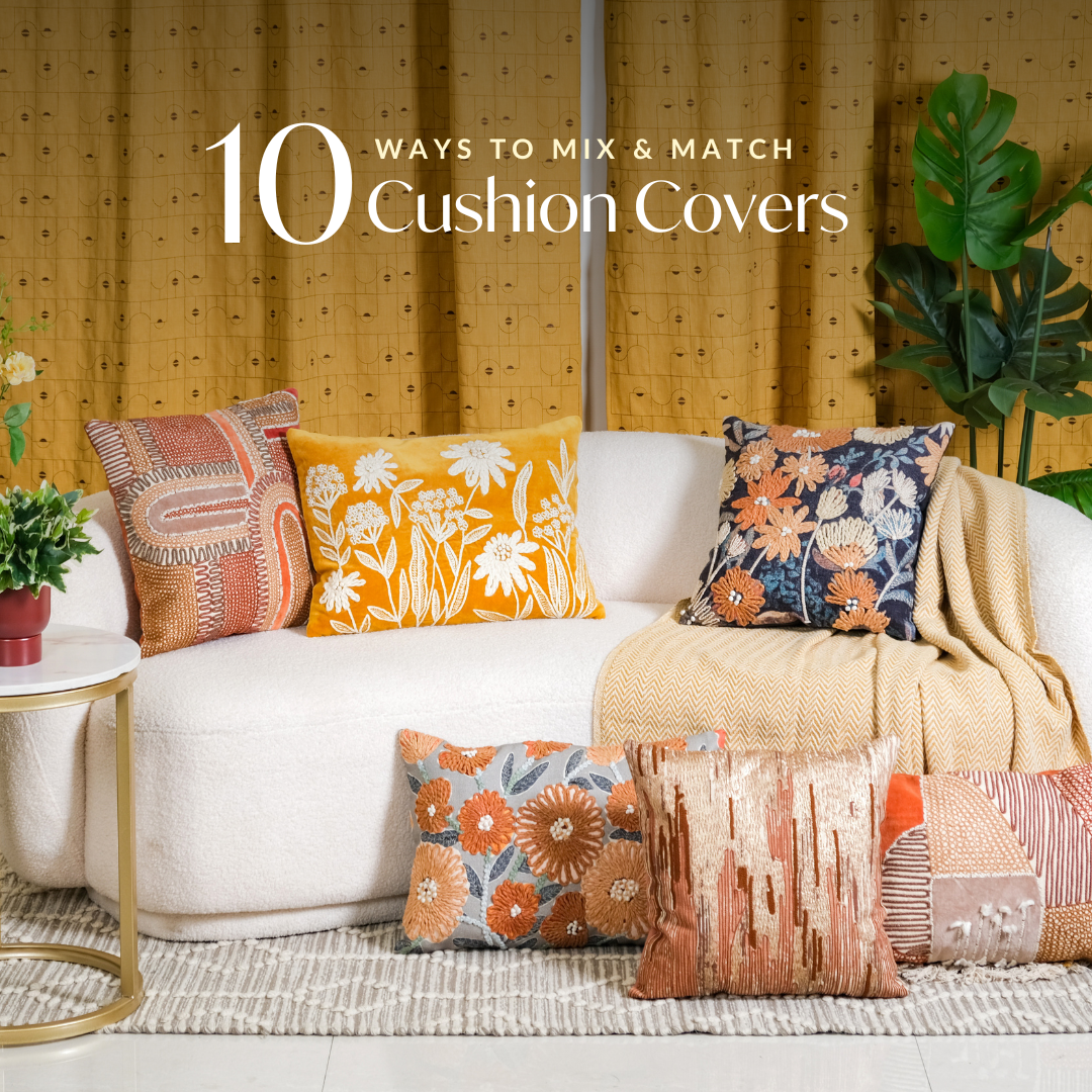 10 Creative Ways To Mix And Match Cushion Covers | Nestasia
