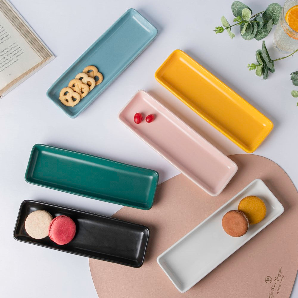 Fancy Long Plates for Home & Kitchen | Nestasia