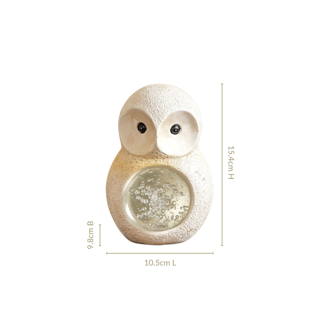 Bubbly Belly Owl Desk Decor Small Online - Premium Decor Object | Nestasia