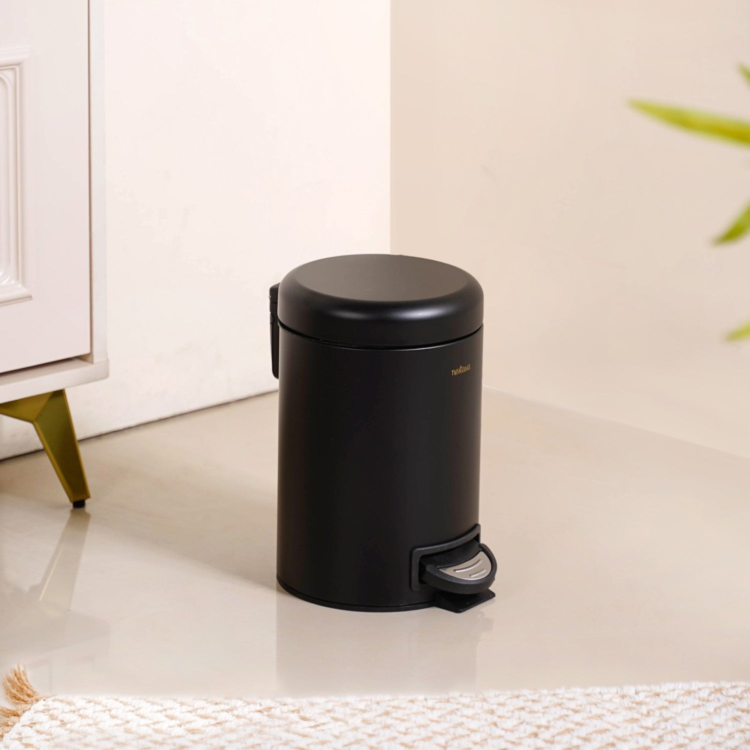 Clean Curve Dustbin With Removable Bucket Black 3000ml Online - Premium ...