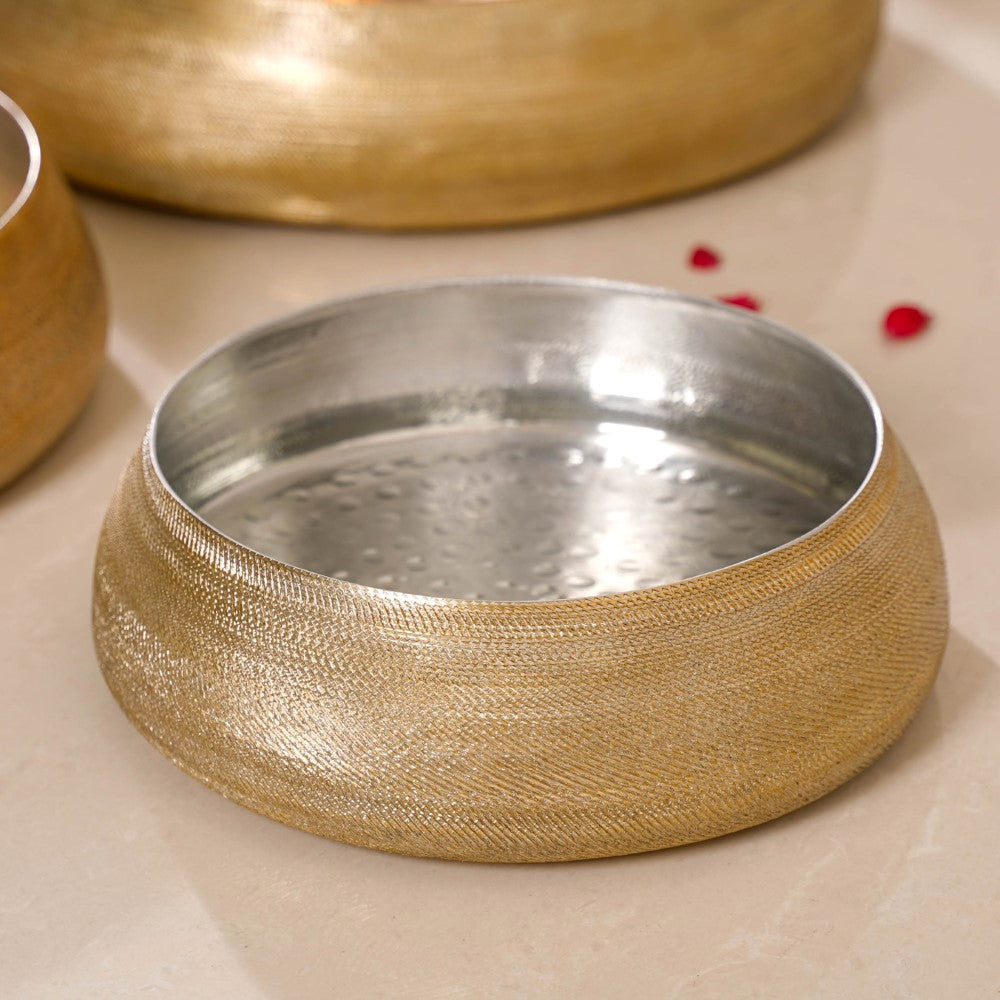 Decorative Bowls - Buy Traditional Metal Urli Bowl Online | Nestasia