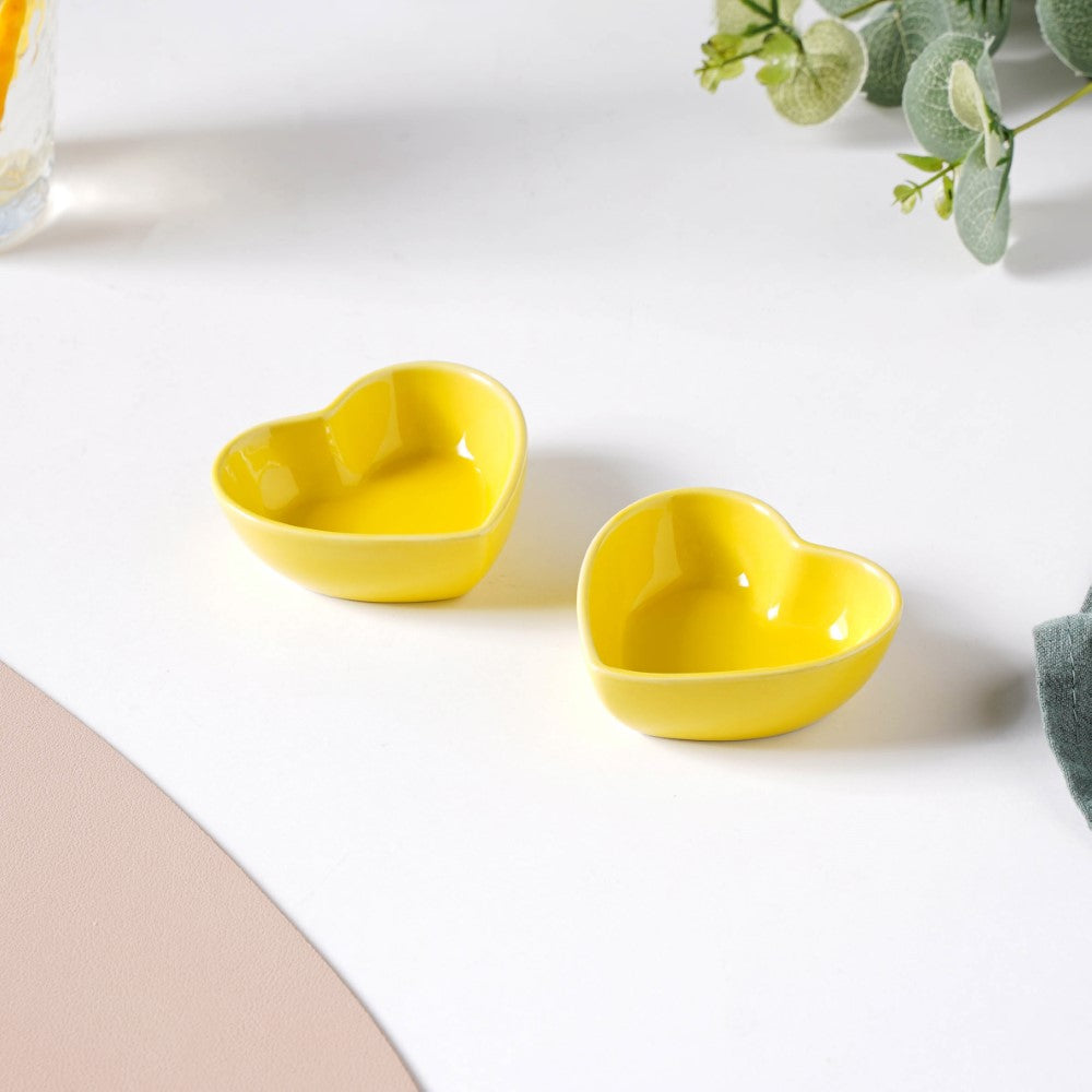 Heart Plate Set of 2 Online - Premium Small Plate | Nestasia