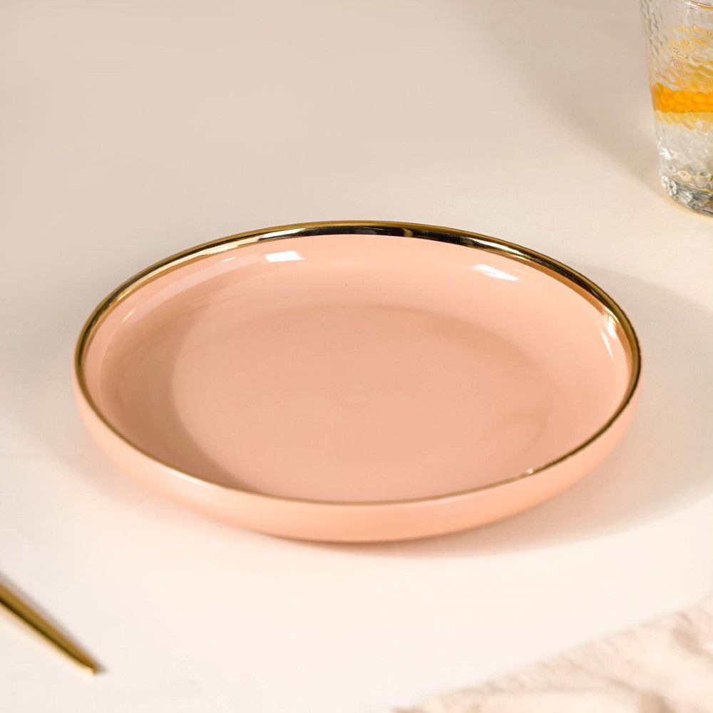 Pink Snack Plate Online - Premium Snack Plate | Nestasia