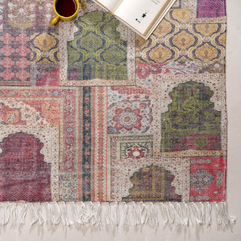 Vintage Window Area Rug For Living Room Online - Premium Rug | Nestasia