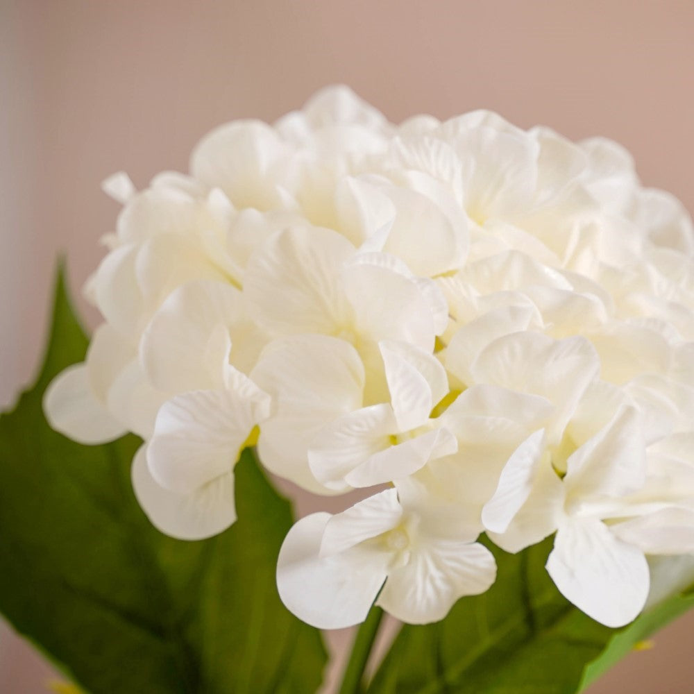 Faux Hydrangea Flower White Online - Premium Artificial Flower | Nestasia