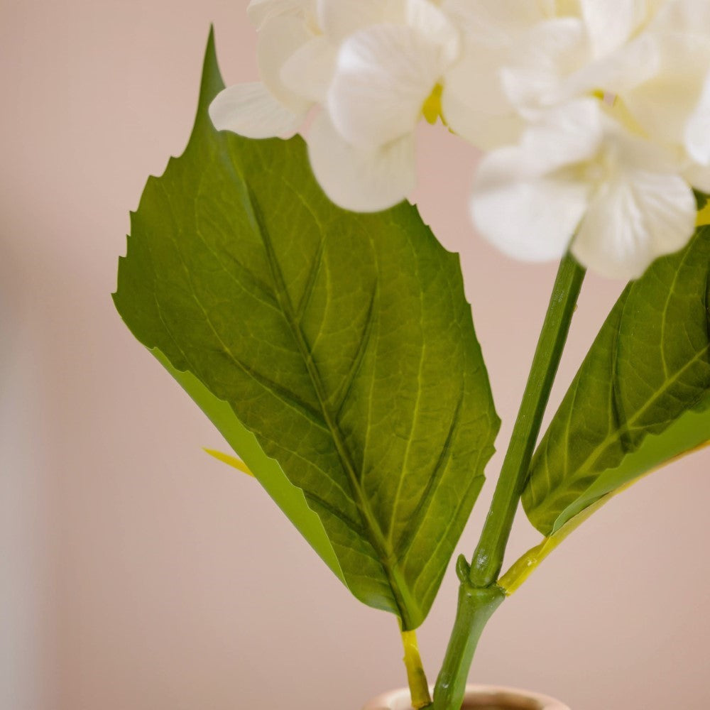 Faux Hydrangea Flower White Online - Premium Artificial Flower | Nestasia