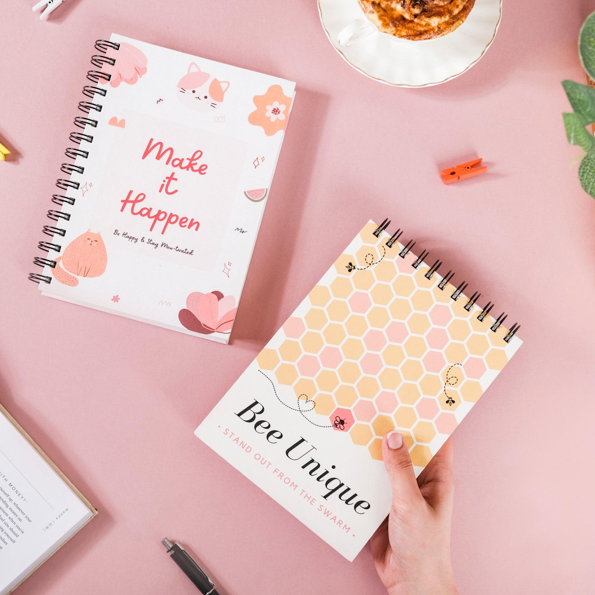Motivational Planner & Notepad Stationery Set