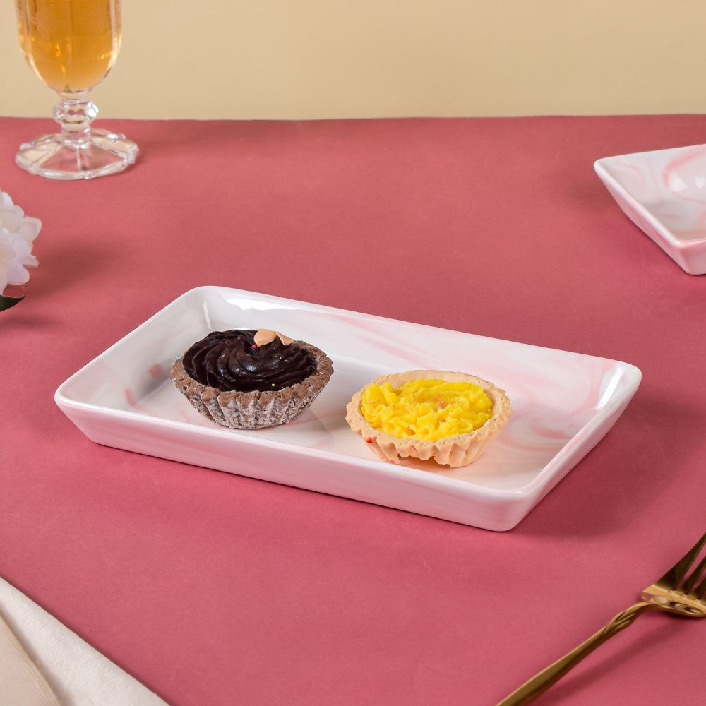 Marble Serving Platter Pink Large 8 Inch Online - Premium Platter ...