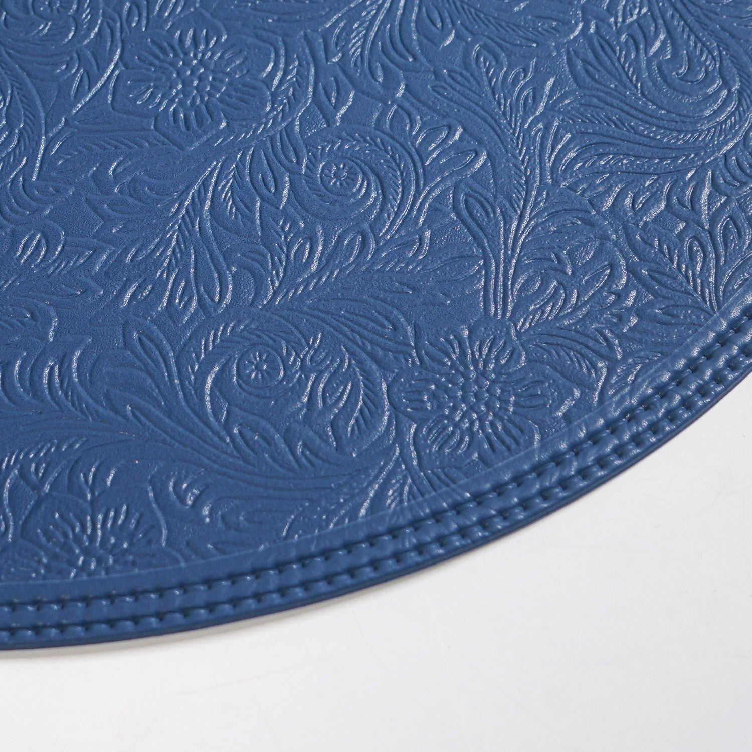 Electric Blue Round Table Mat Set Of 6 Online - Premium Table Mat ...