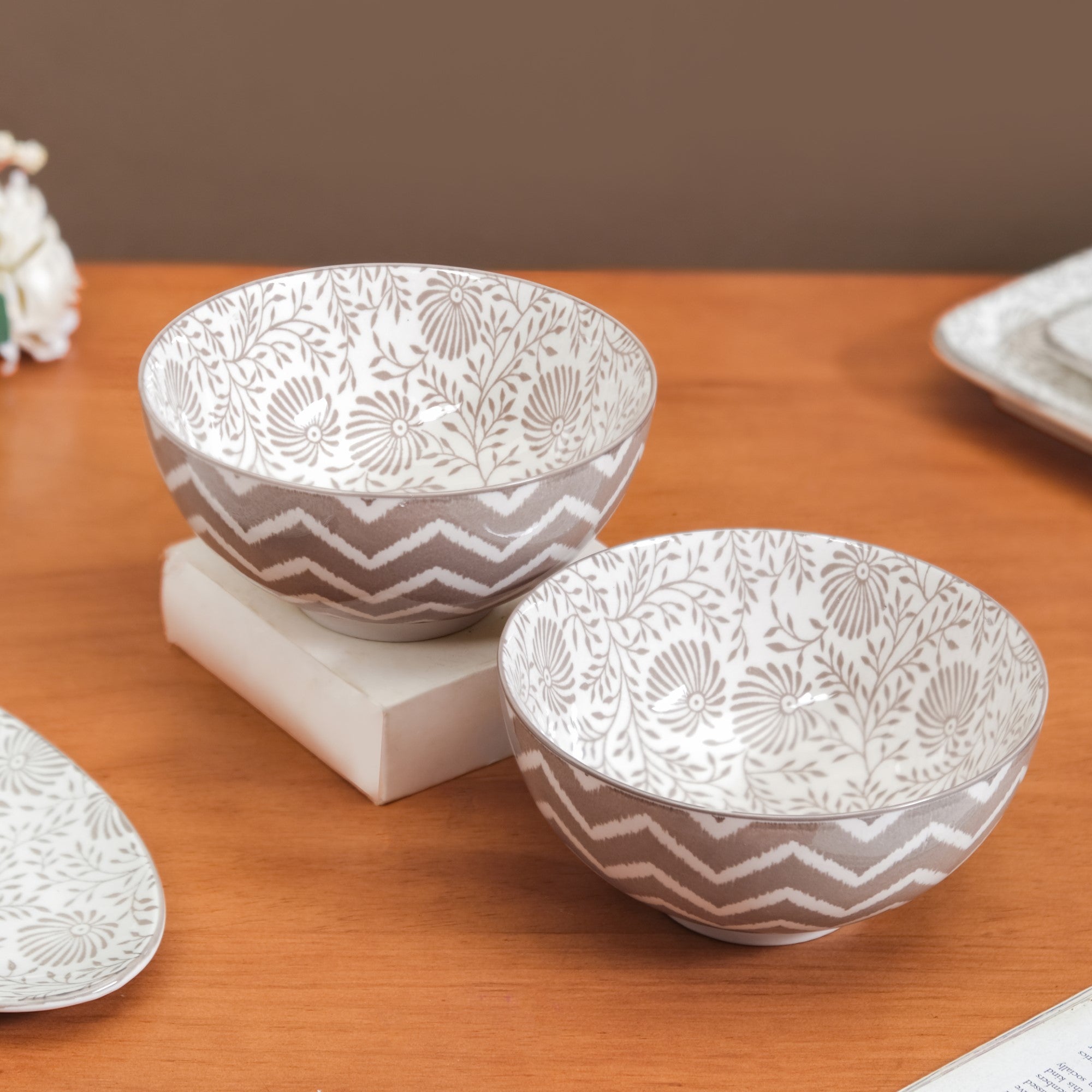 Floral Fiesta Serving Bowls Set Of 2 650ml Online - Premium Serving ...