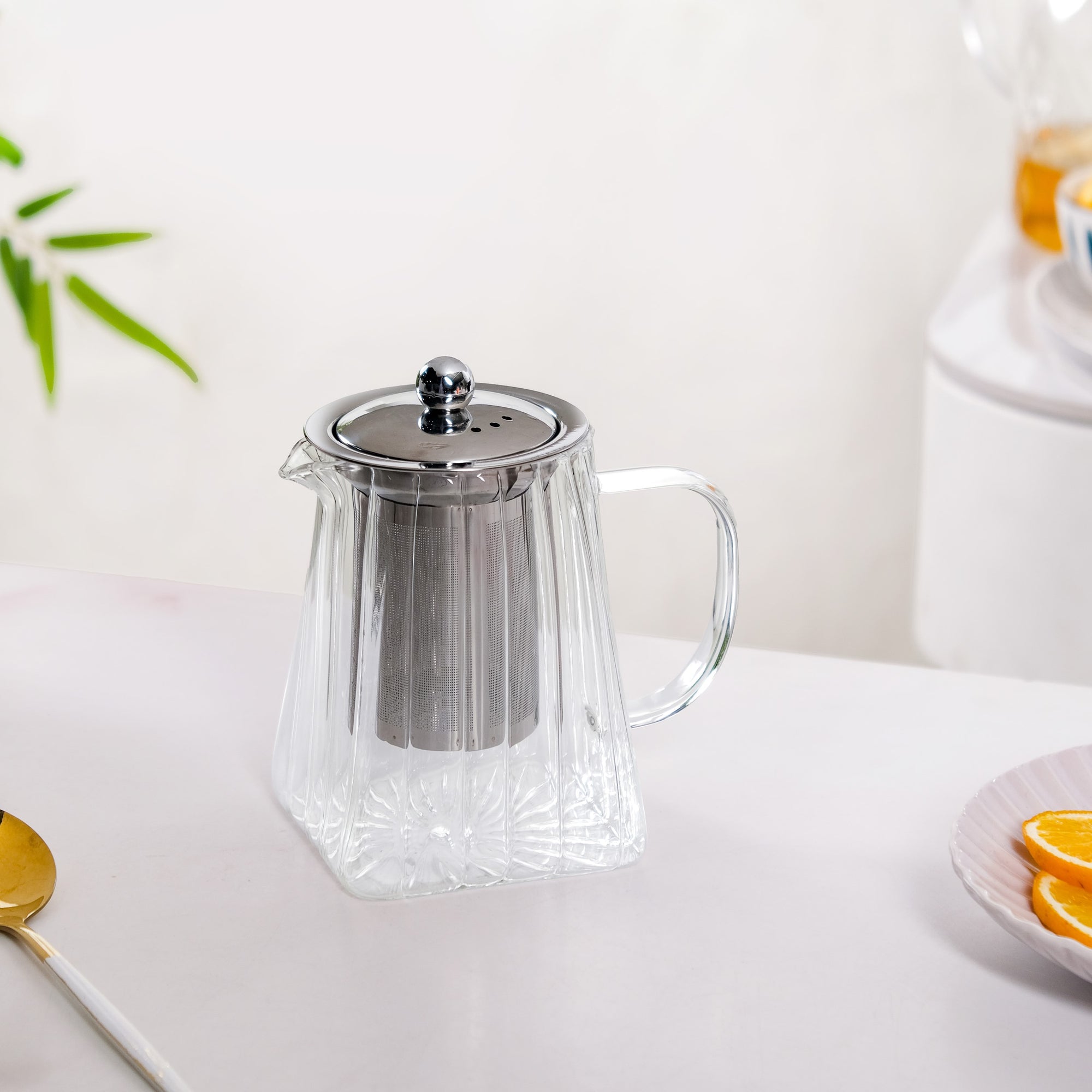 Glass Teapot With Filter 750ml Online - Premium Tea Pot | Nestasia