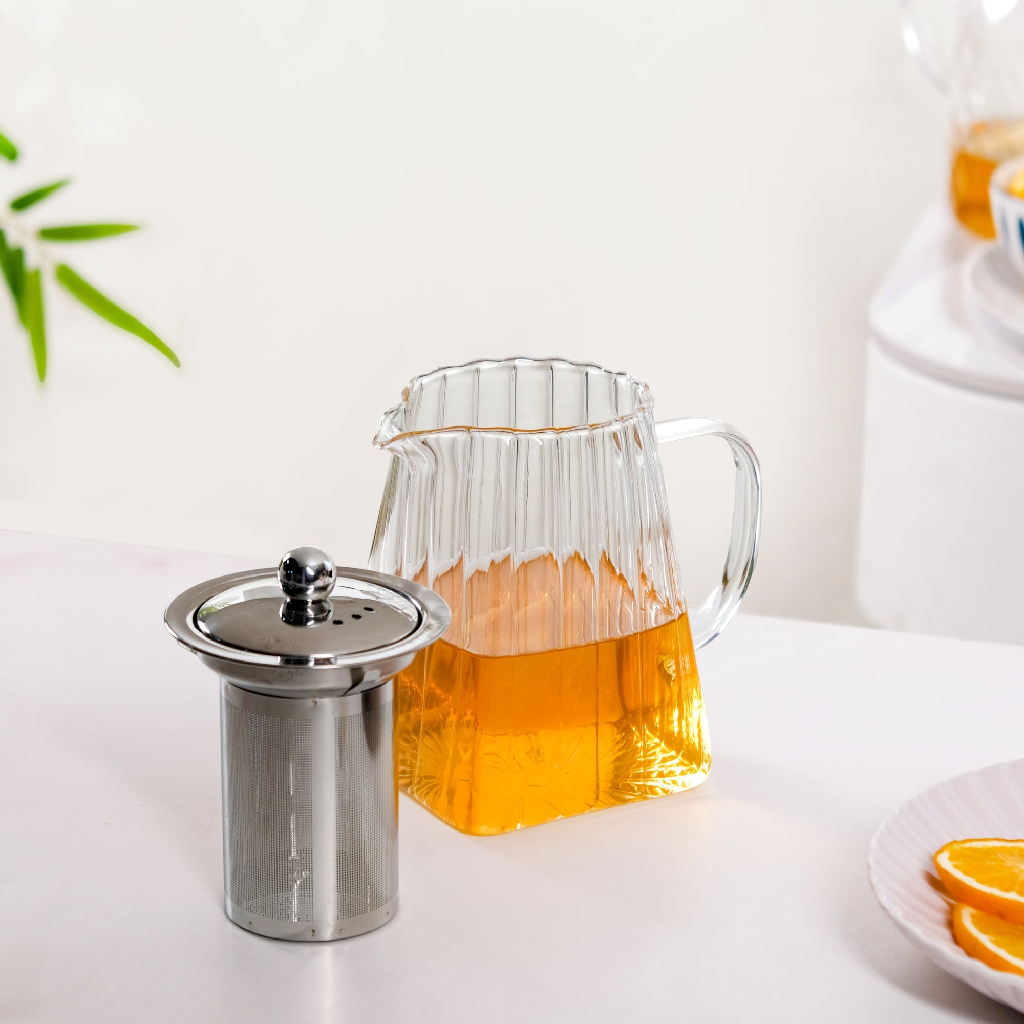 Glass Teapot With Filter 750ml Online - Premium Tea Pot | Nestasia