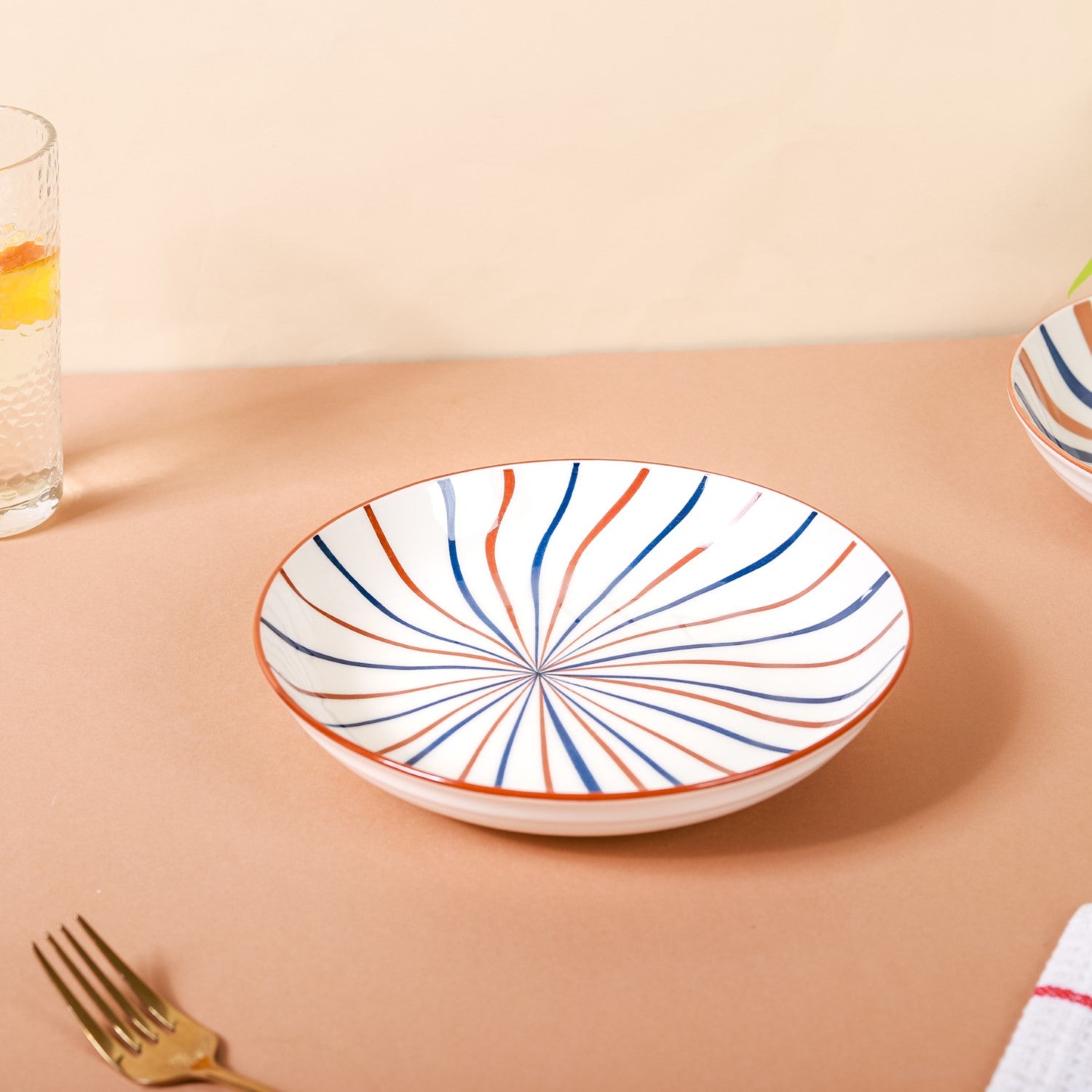 Meraki Ceramic Deep Dish Online - Premium Pasta Plate | Nestasia