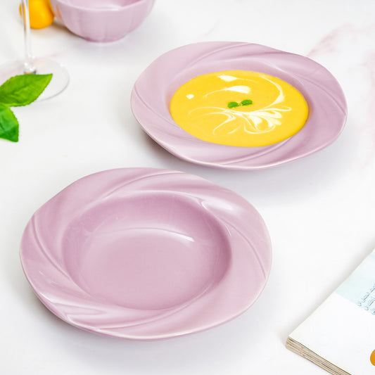 Pasta Plates Online - Modern Luxury Pasta Serving Plates Set | Nestasia