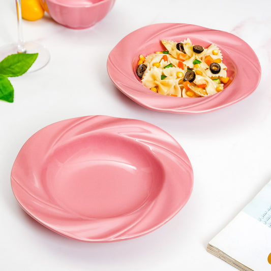 Pasta Plates Online - Modern Luxury Pasta Serving Plates Set | Nestasia