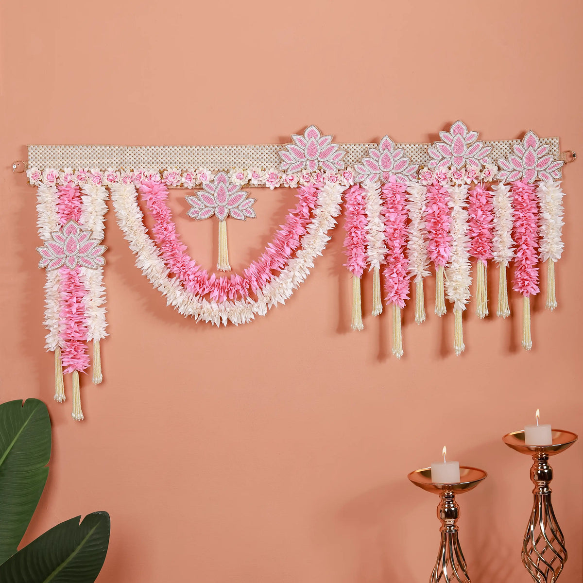 Wall Decoration - Buy Traditional Lotus Toran Online | Nestasia