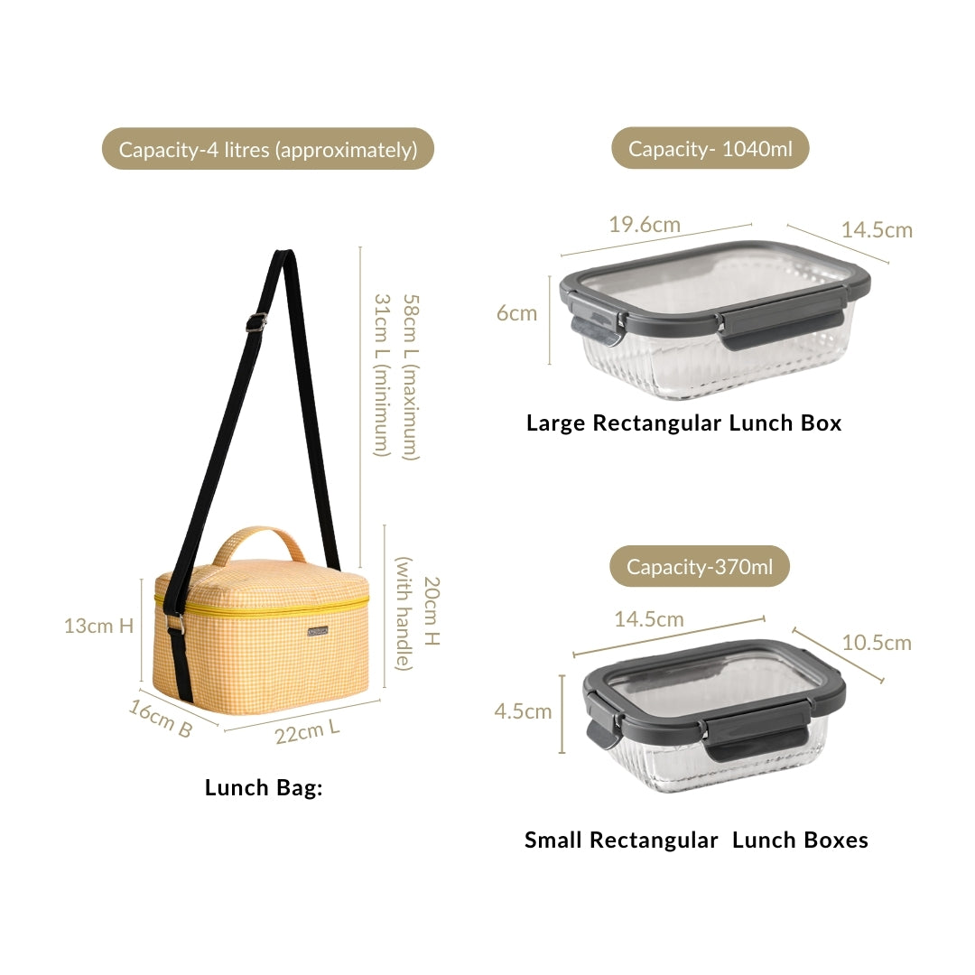 Thermal Lunch Bag And Lunch Box Set Online - Premium Lunch Box | Nestasia