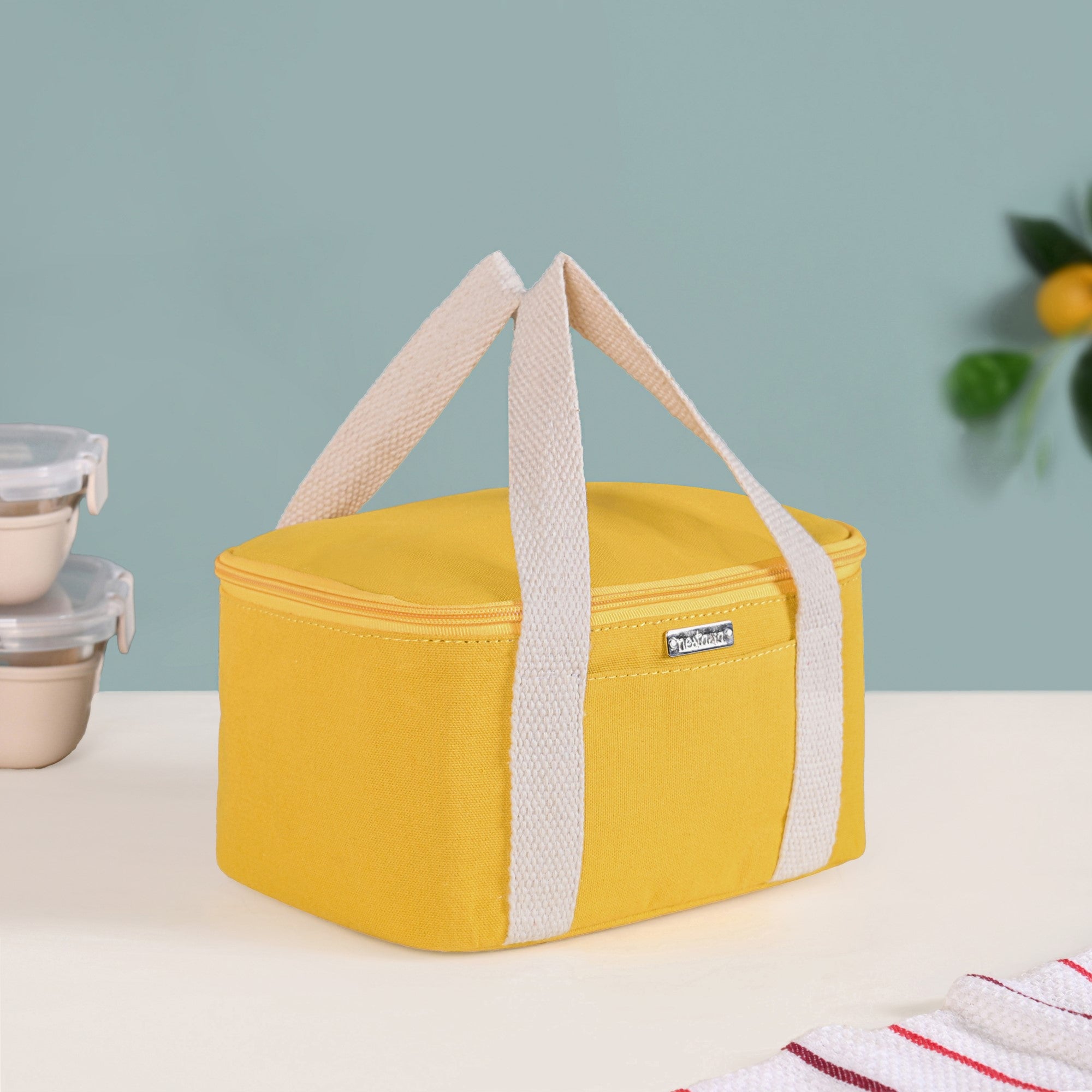 Urban Daily Insulated Yellow Lunch Bag For Work Online - Premium Lunch ...