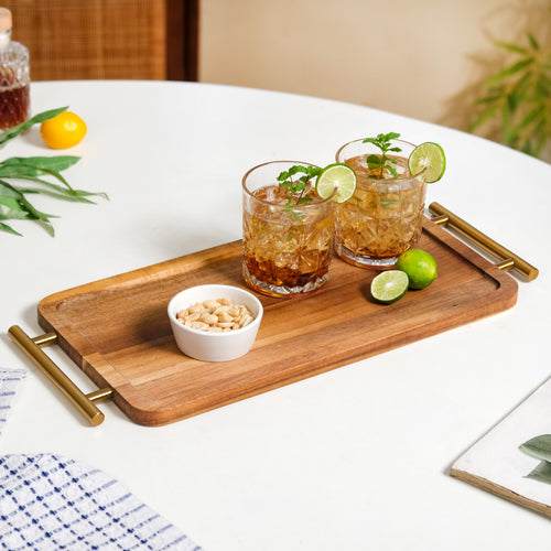 Spring Garden Nested Serving Tray Set Of 3 Online - Premium Tray | Nestasia