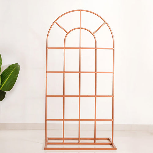 Gold Rings Backdrop Metal Frame With Floral Decorations Online ...