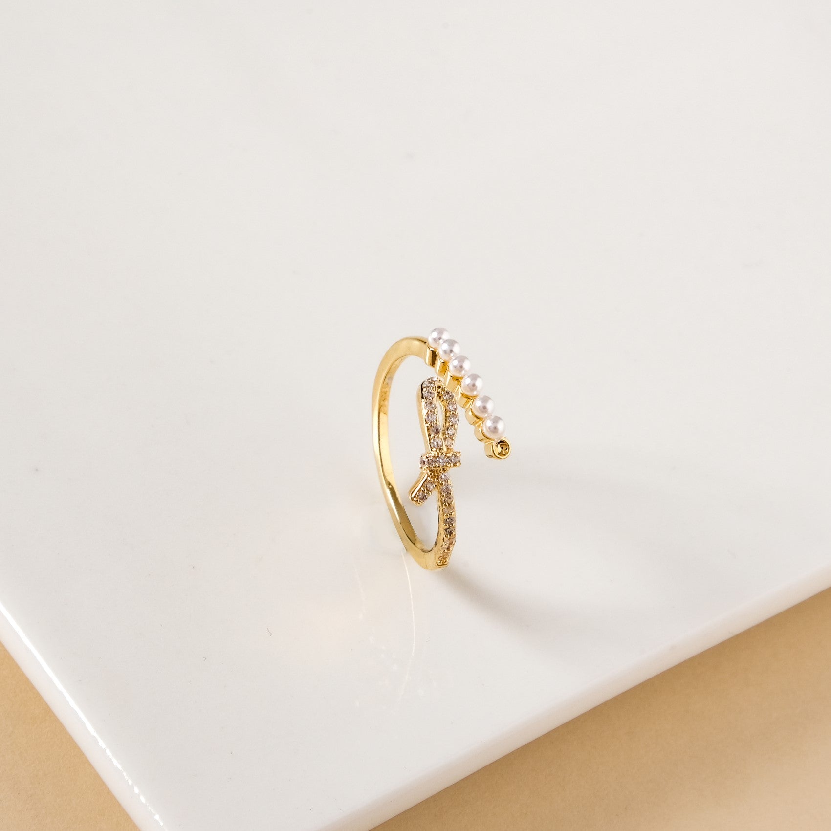 Ring Online - Premium Infinity Pearl Bypass Ring | Nestasia