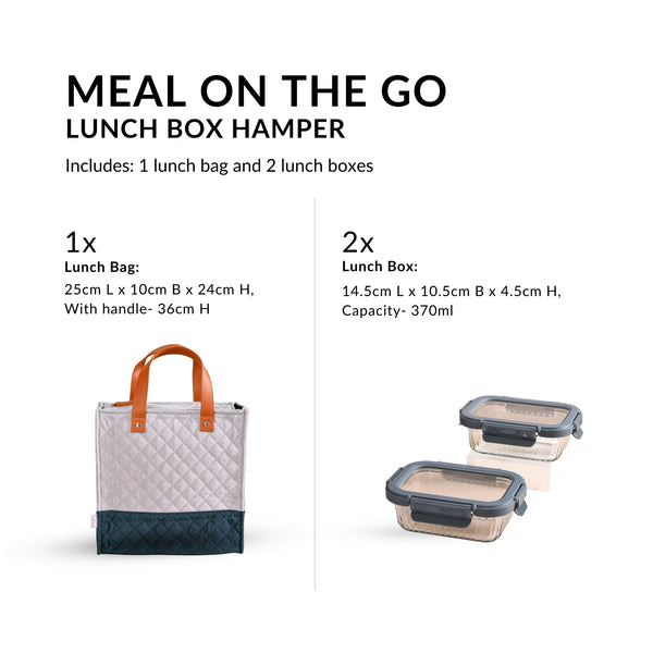 Meal On The Go Lunch Box Hamper Online - Premium Lunch Box | Nestasia