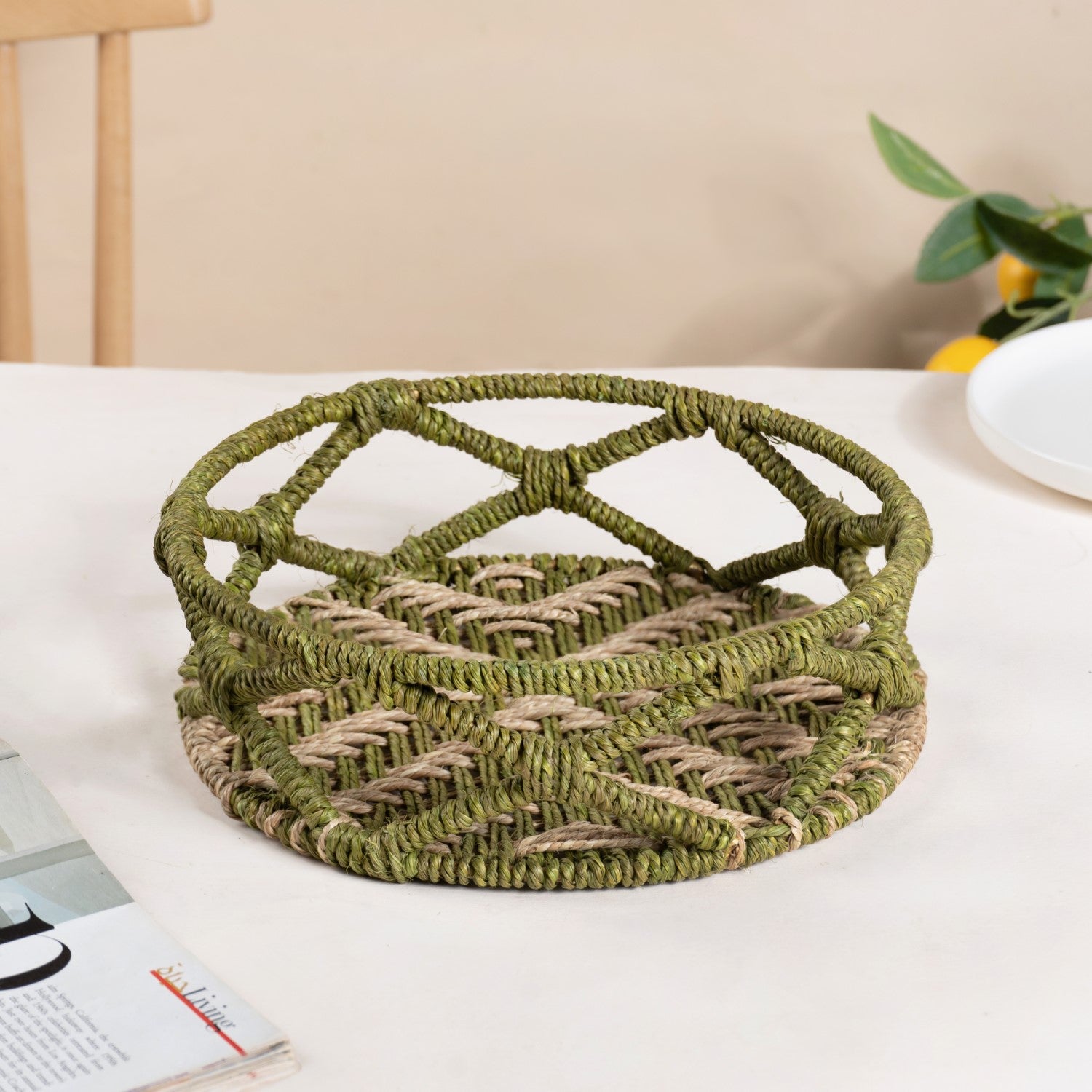 Organic Sabai Grass Kitchen Basket Online - Premium Basket | Nestasia