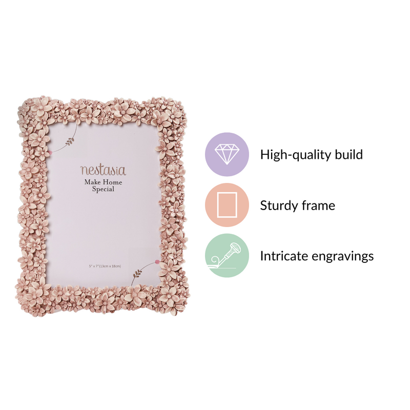 Intricate Ditsy Flower Photo Frame 9"x7" Online - Premium Photo Frame ...