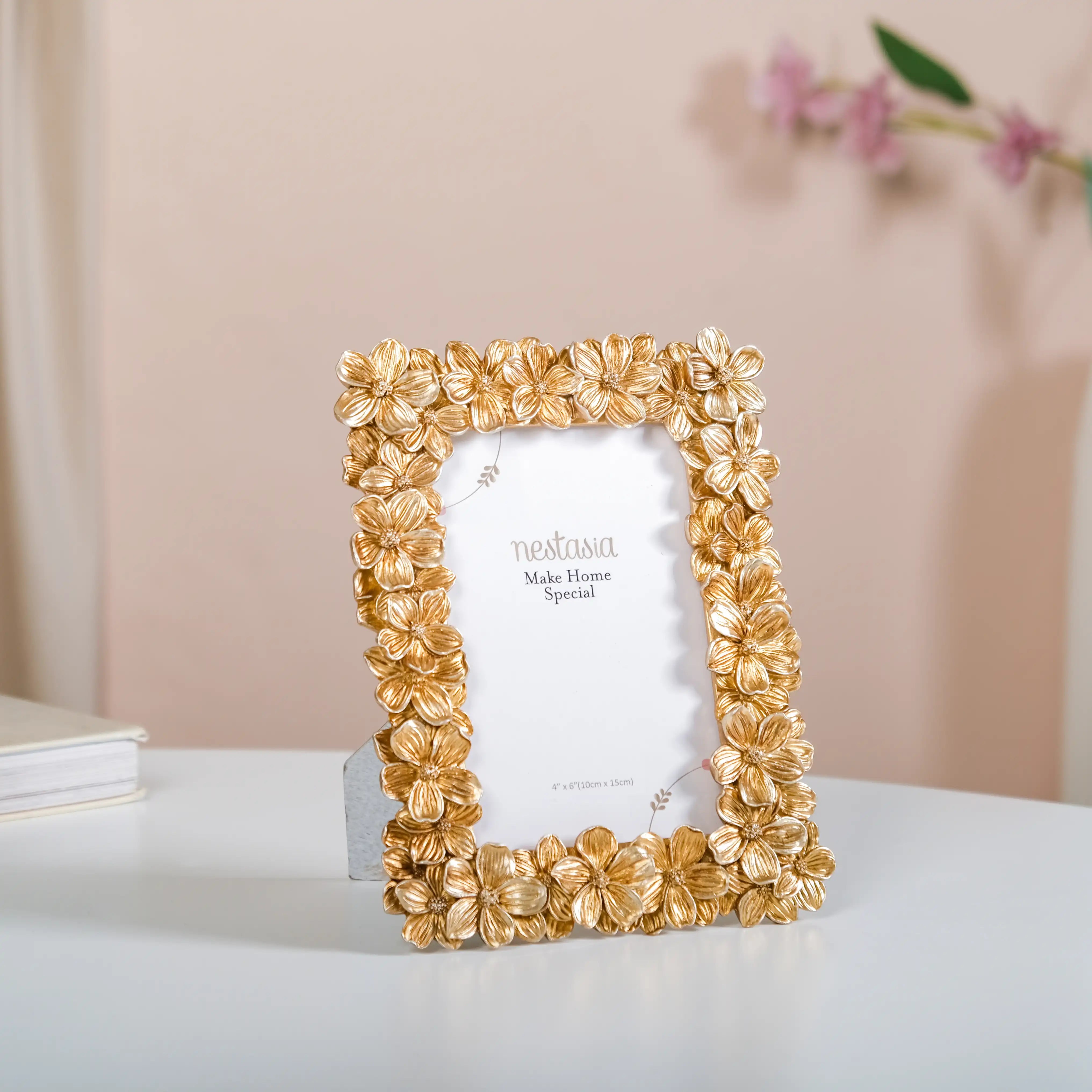 Bronze Floral Family Photo Frame Small 8"x7" Online - Premium Photo ...