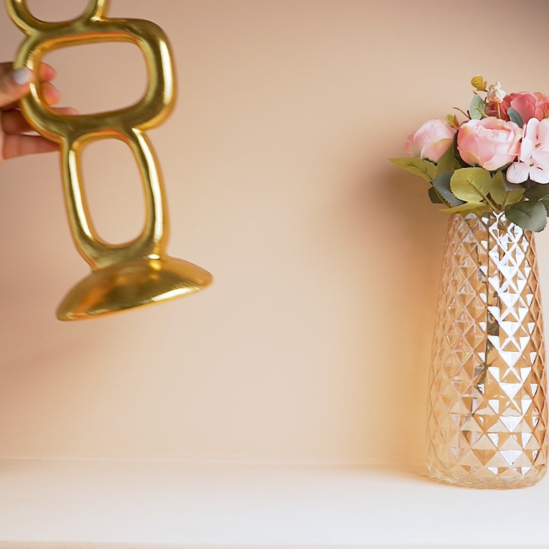 Modern Stacked Oval Showpiece - Unique Showpiece Online | Nestasia