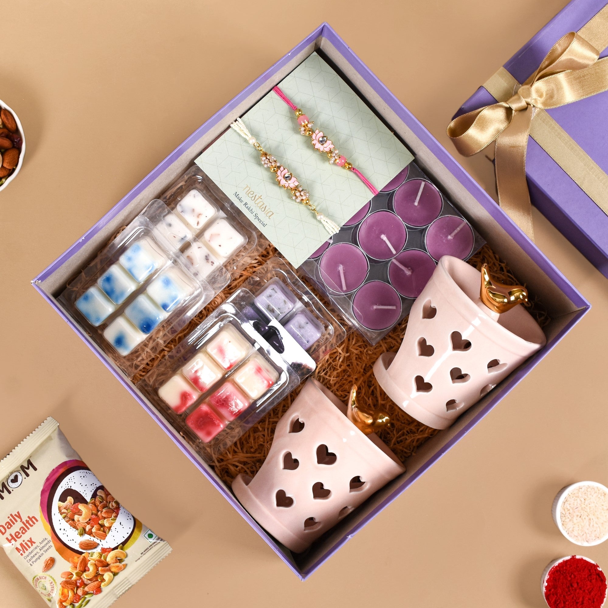 Fragrance Supreme Rakhi Hamper For Couple Online - Premium Gift Hamper ...