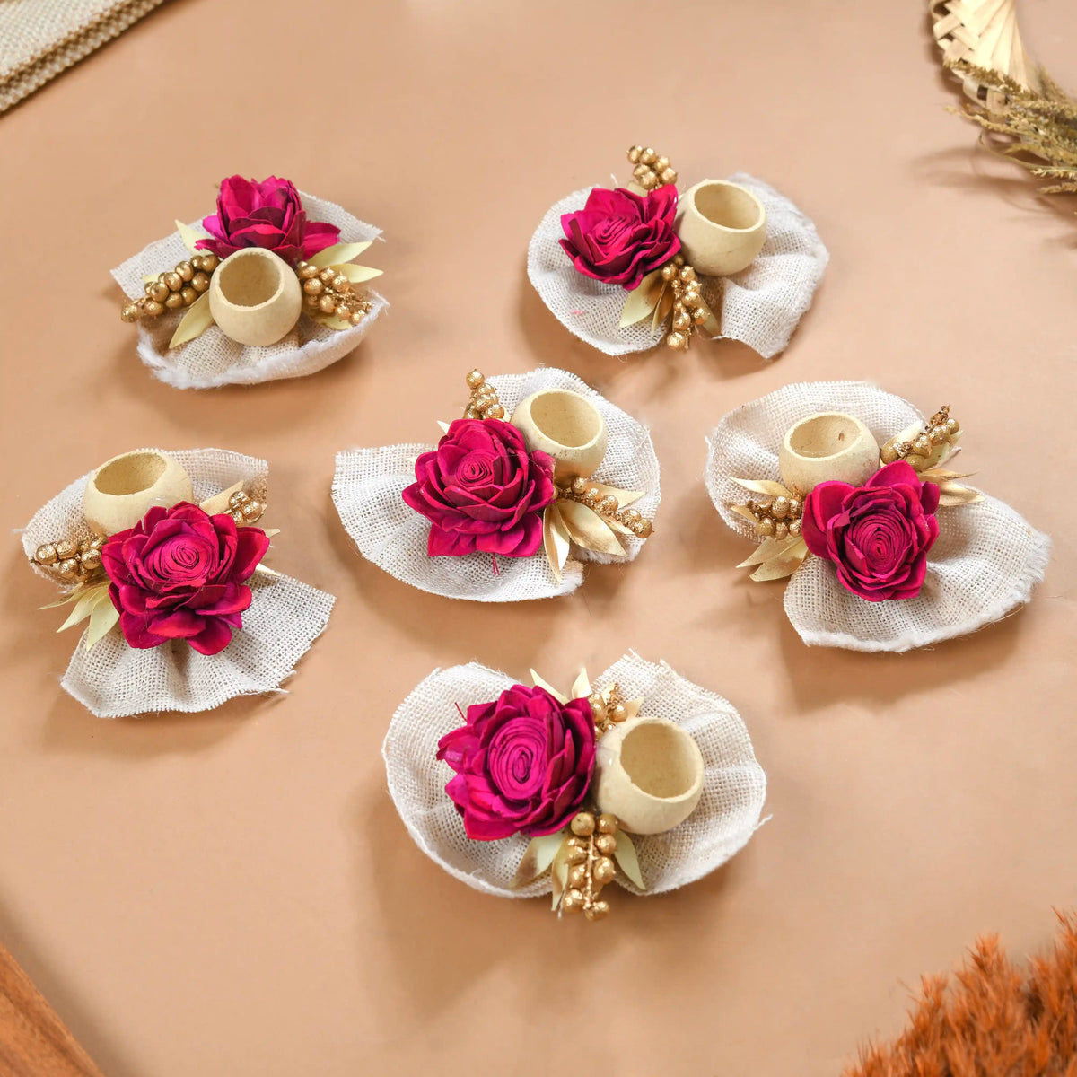 Flower Decoration - Buy Rose Decorative Flower Set Online | Nestasia