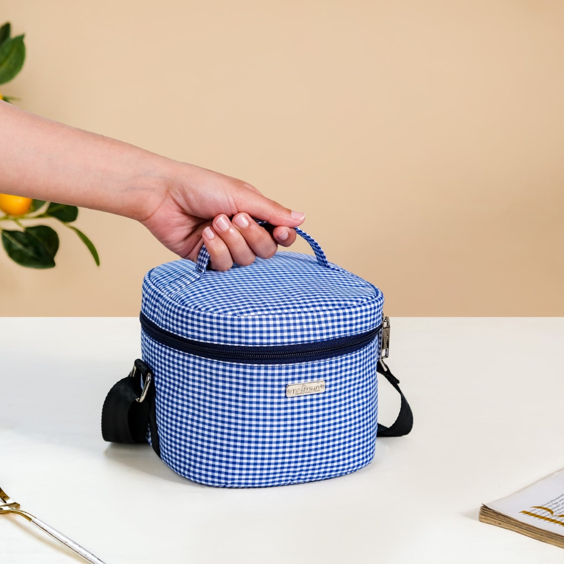 Wanderlust Thermal Lunch Bag Set Online - Premium Lunch Box | Nestasia