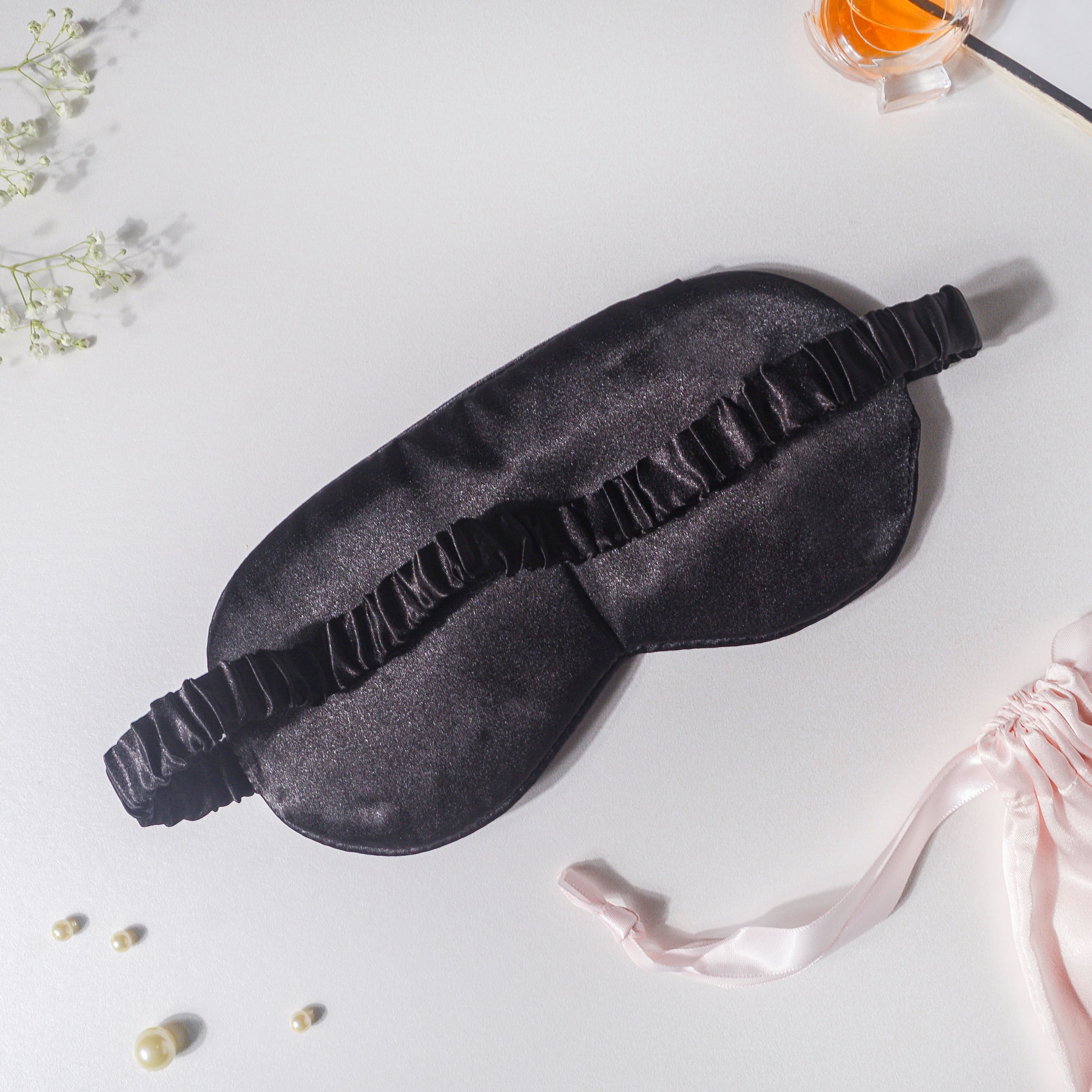 Night Sky Black Travel Eye Mask