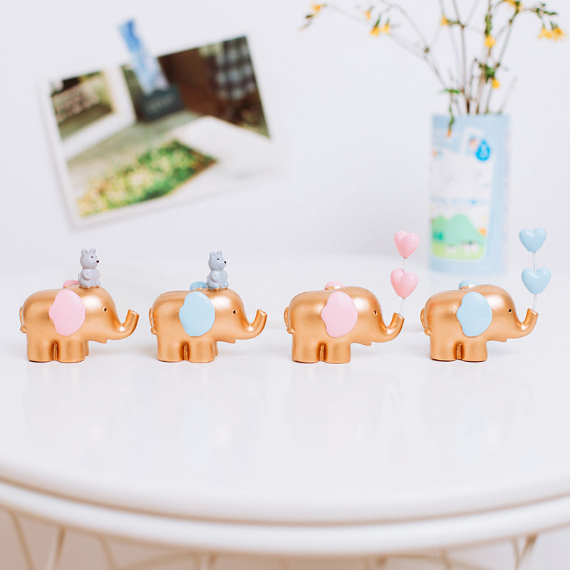 Pink Heart Elephant Decor Online - Premium Decor Object | Nestasia