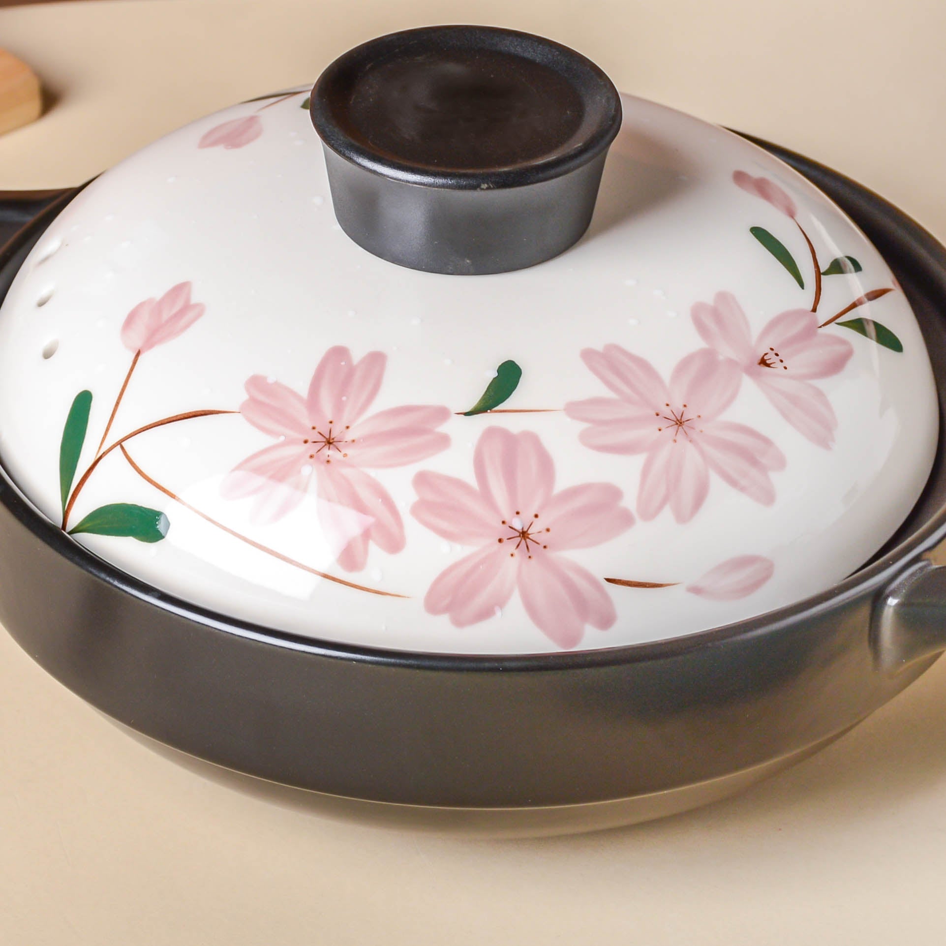 Sakura Shallow White Cooking Pot Online - Premium Cooking Pot | Nestasia