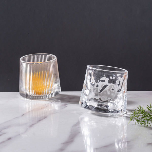 Rotating Glass Set of 2