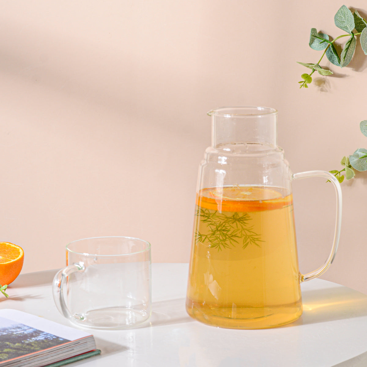 Glass Mug and Jug Set