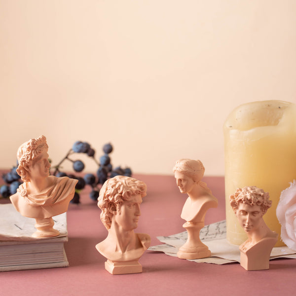 Home Décor - Mini Greek Head Showpiece For Room Décor |Nestasia