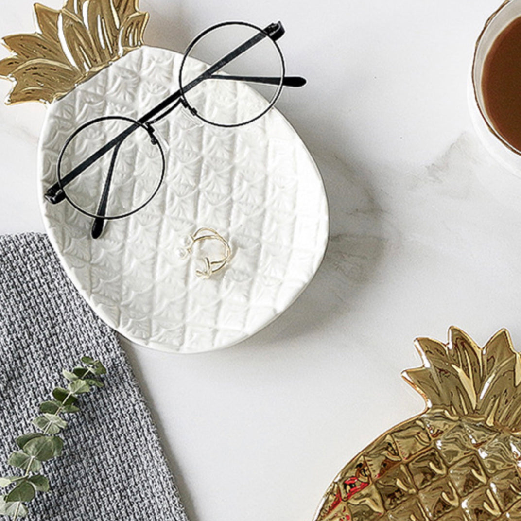Ceramic Pineapple Plate