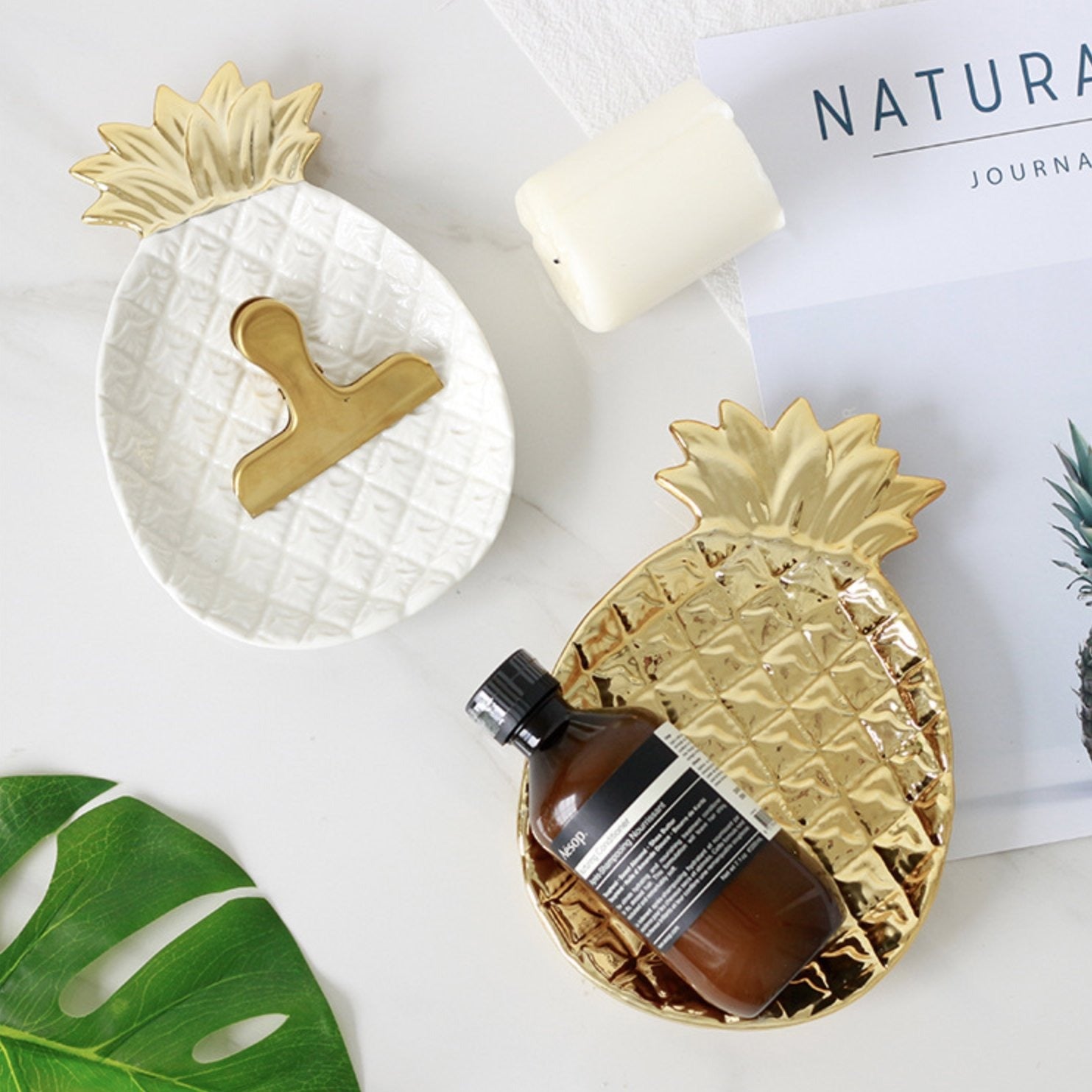 Ceramic Pineapple Plate