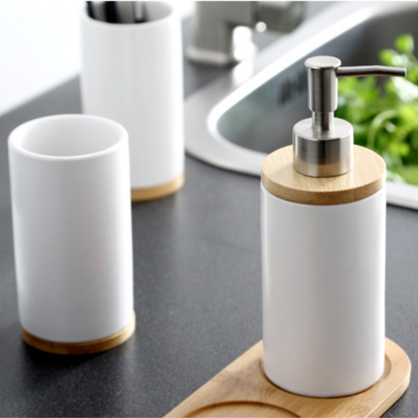 Bathroom Set of 2 White Online - Premium Bath Set | Nestasia