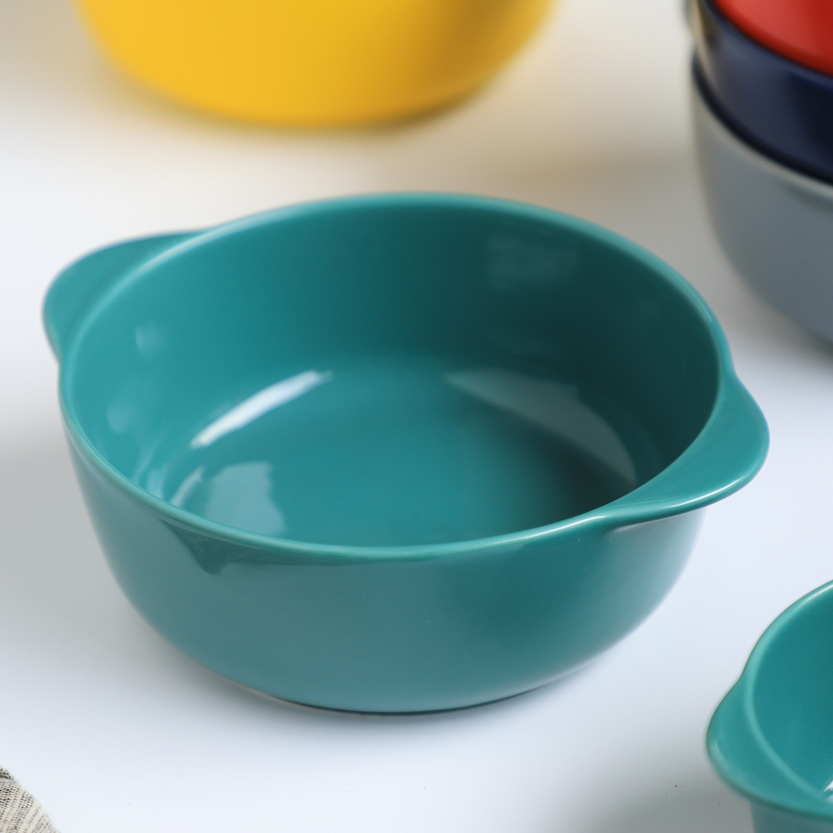 Bowl For Baking Green Large 650ml Online - Premium Serving Bowl | Nestasia